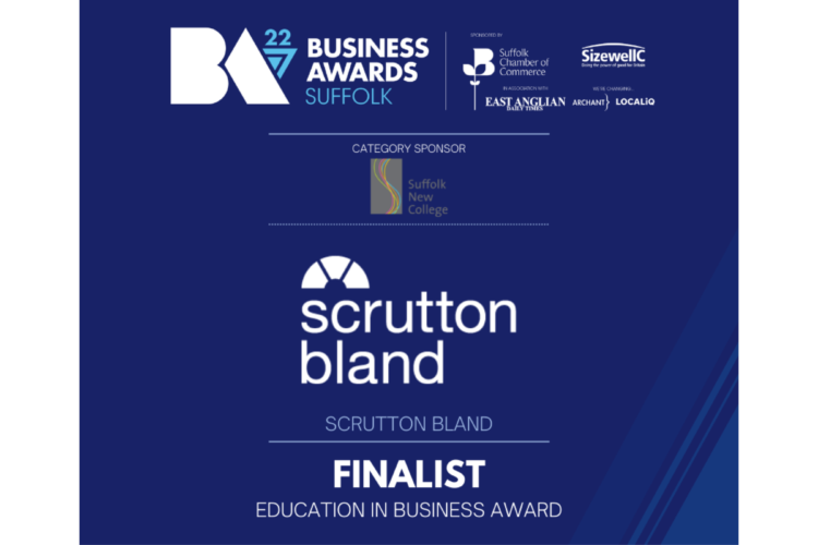 We’re finalists in the Suffolk Business Awards! | Scrutton Bland